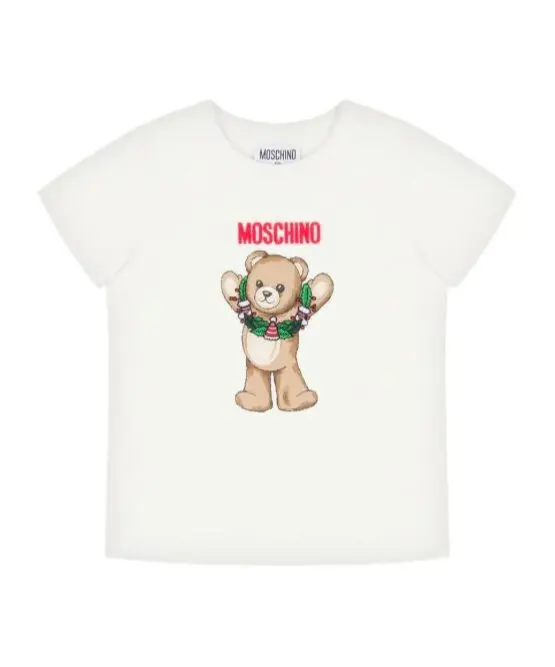 Moschino Teddy-bear Print T-shirt - White