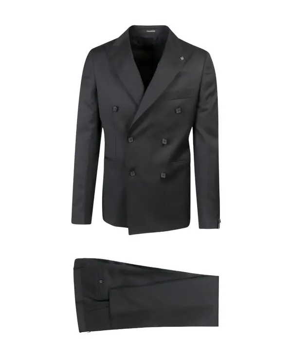 Tagliatore Fitted Double-breasted Suit