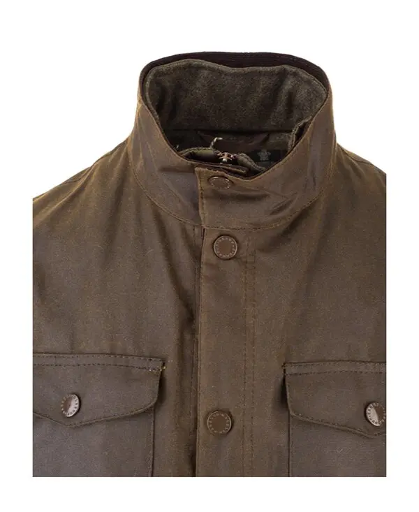 Barbour Ogston High-neck Waxed Jacket