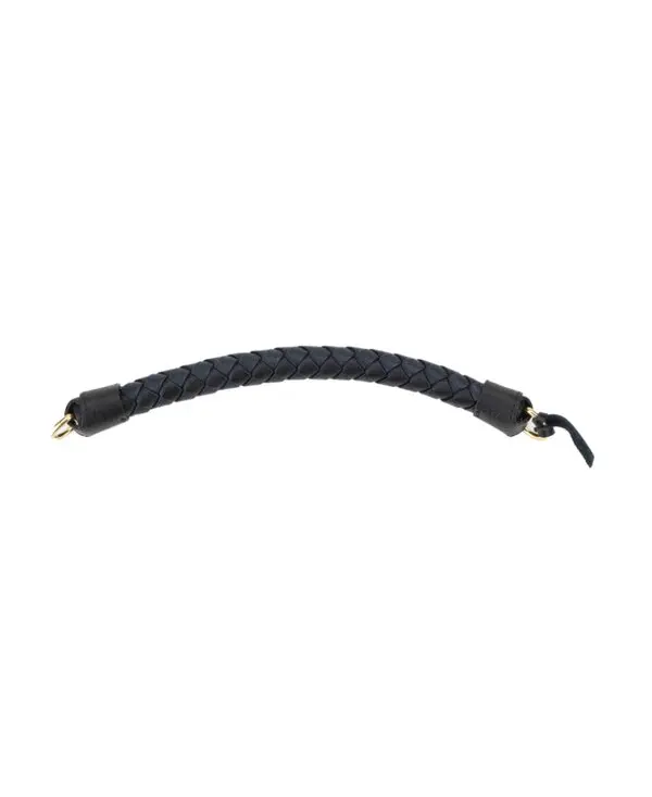 Mulberry Navy Blue Woven Belt - Black