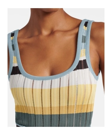 Alaïa Knitted Striped Minidress