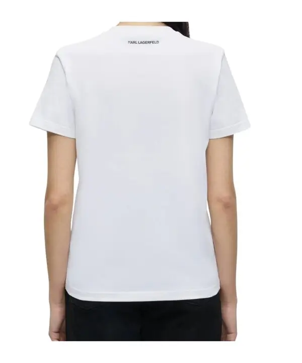 Karl Lagerfeld Short Sleeve T-shirt With Signature Logo