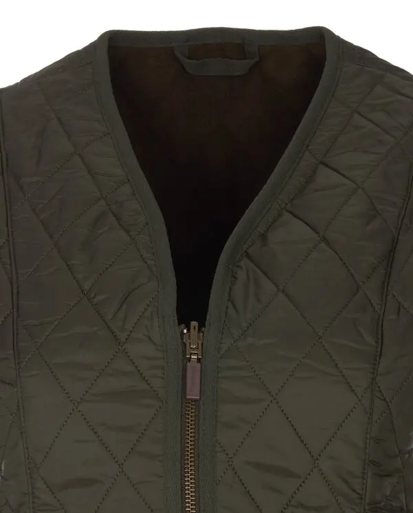 Barbour Logo Embroidered Reversible Gilet - Dark Olive