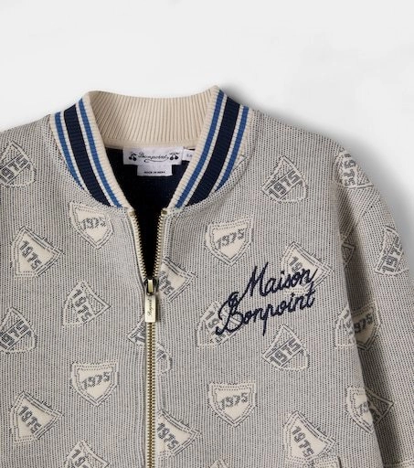 Bonpoint Lantern Cotton-blend Jacquard Jacket