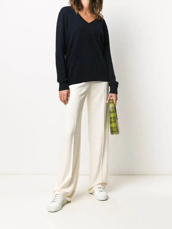 Vince V-neck Cashmere Knitted Sweater