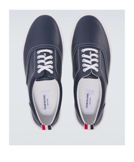 Thom Browne Heritage Leather Sneakers