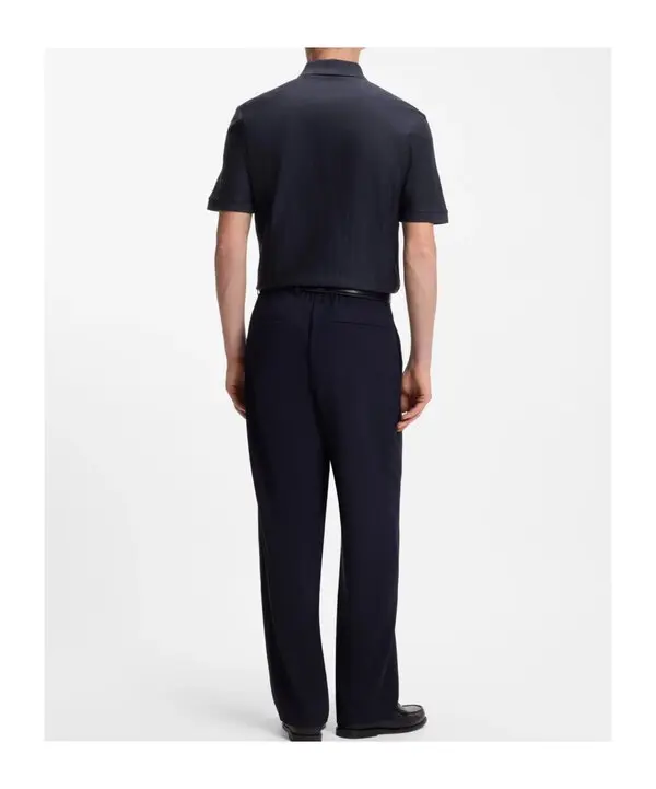 Hugo Boss Stripe-textured Polo Shirt