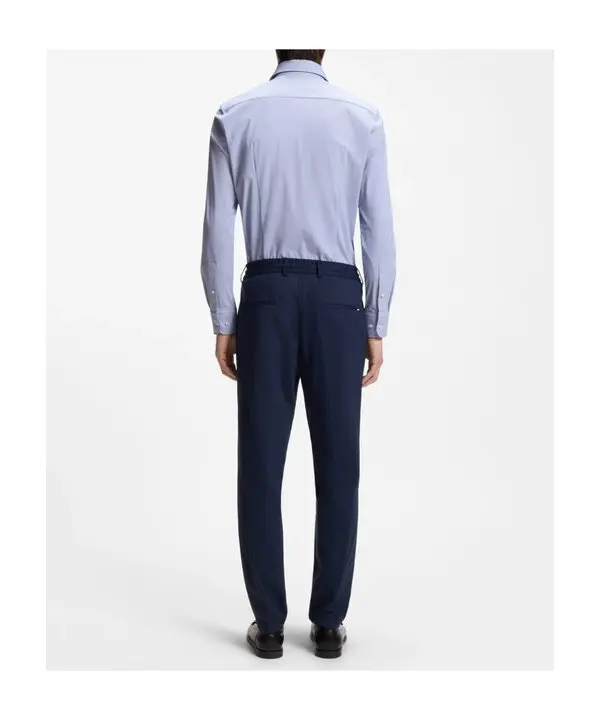 Hugo Boss Geometric-print Slim-fit Shirt