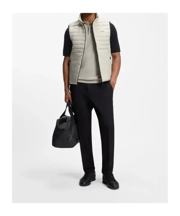 Hugo Boss Active Colour-blocked Knit Polo