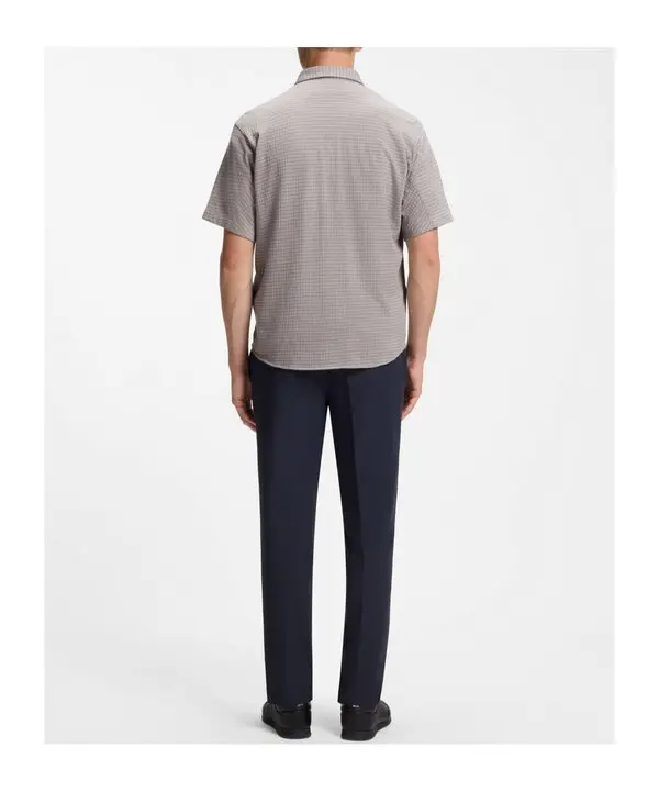 Hugo Boss Regular-fit Cotton Shirt With Performance Features