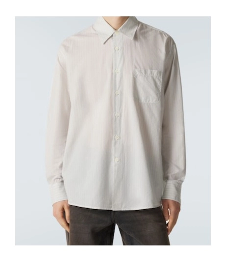 Our Legacy Above Striped Cotton-blend Shirt