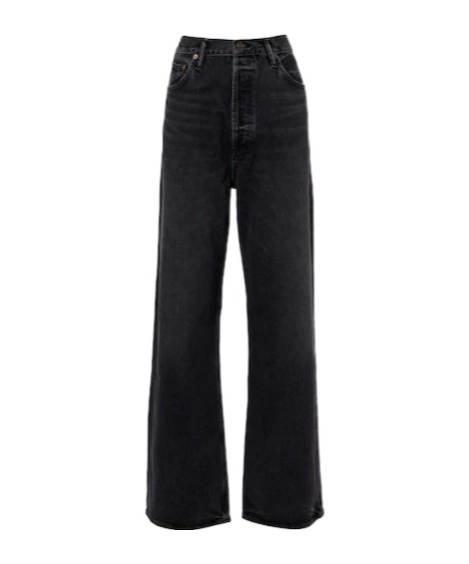 AGOLDE Vintage Loose Straight Jeans - Black