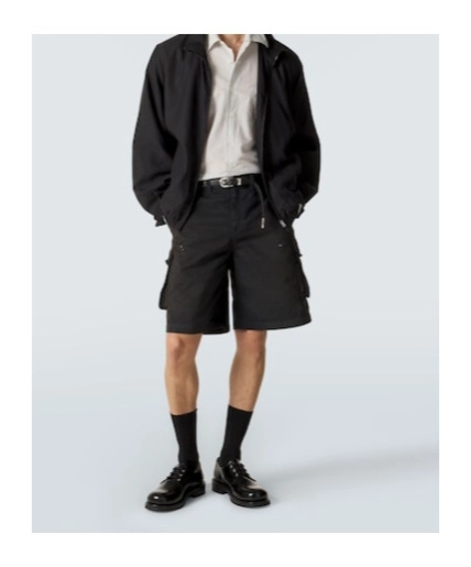 Our Legacy Mount Herringbone Cotton Cargo Shorts