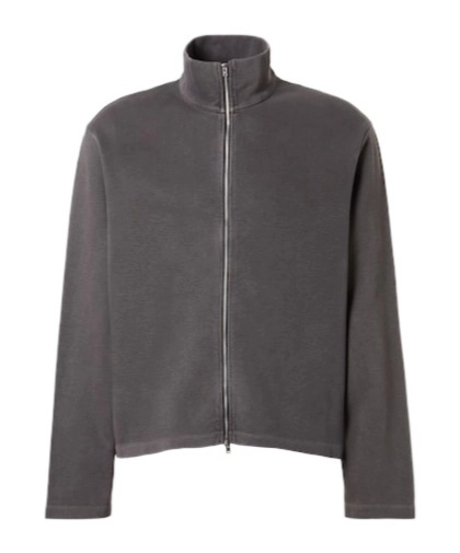 Our Legacy Shrunken Cotton Zip-up Sweatshirt - Black