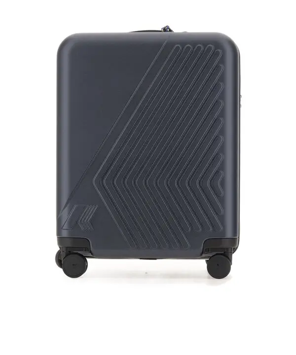 K-WAY Eudoxie Logo Embossed Trolley - Black