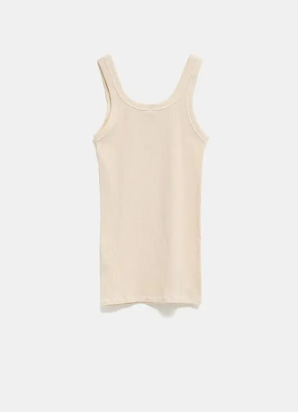 BASERANGE Round Neck Sleeveless Vest