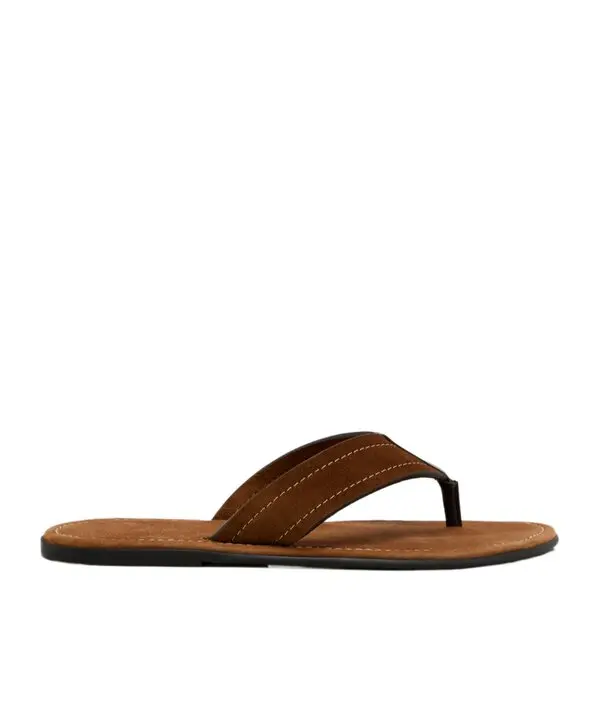 THE ROW Beach Flip-flops - Brown