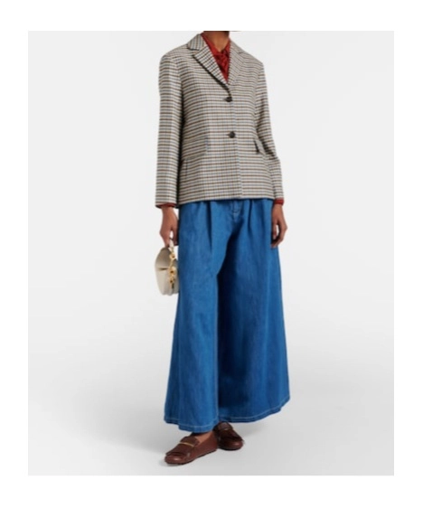 Max Mara Nastro Cropped Wide-leg Jeans