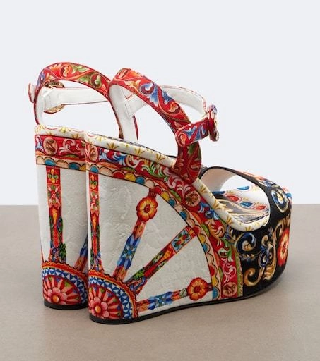 Dolce & Gabbana Carretto Platform Sandals
