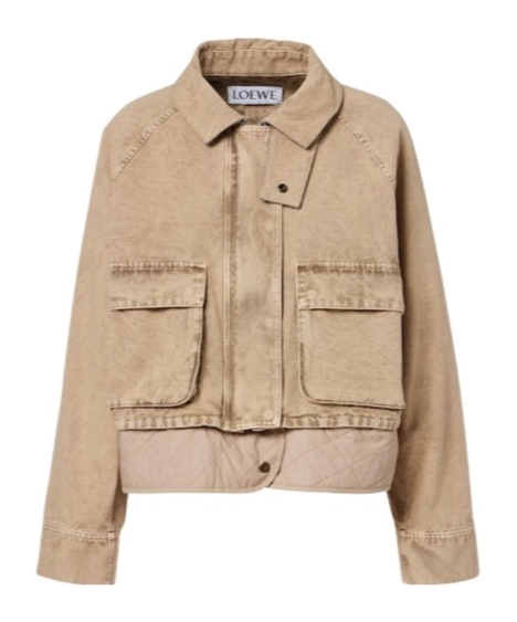 Loewe Workwear Pocket Denim Jacket - Nude