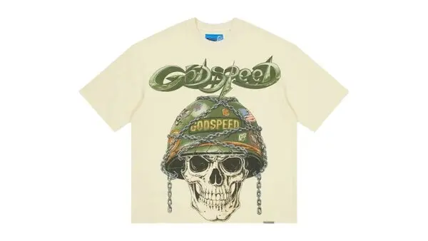 GODSPEED Badges Of Honor Ii Ng T-shirt - Bone