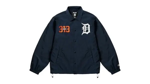 PALACE Detroit Tigers Coach Jacket Navy
