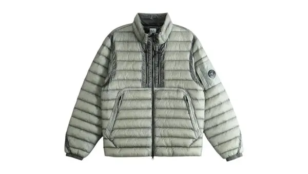 C.P. COMPANY D.d. Shell Lens Down Jacket - Flint Grey