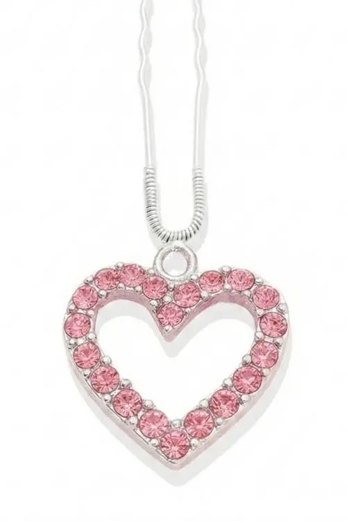 HAIR DRAMA CO Crystal Heart U Pin