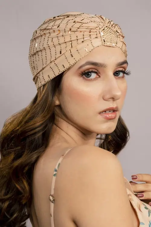 HAIR DRAMA CO Sahara Glow Crystal Headwrap