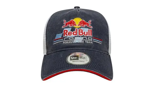 New Era Red Bull Racing Reedition E Frame Trucker Cap - Gray/white