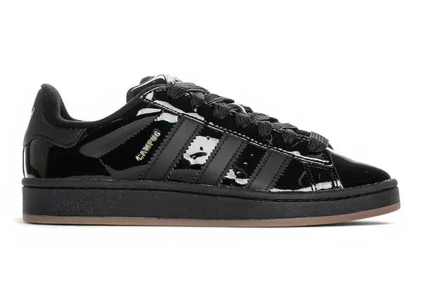 Adidas Campus 00s Black Patent Leatherin - Core Black