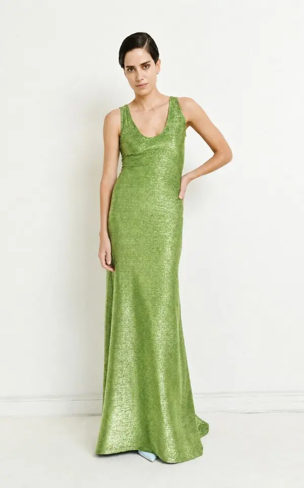 Françoise Nina Maxi Dress - Green