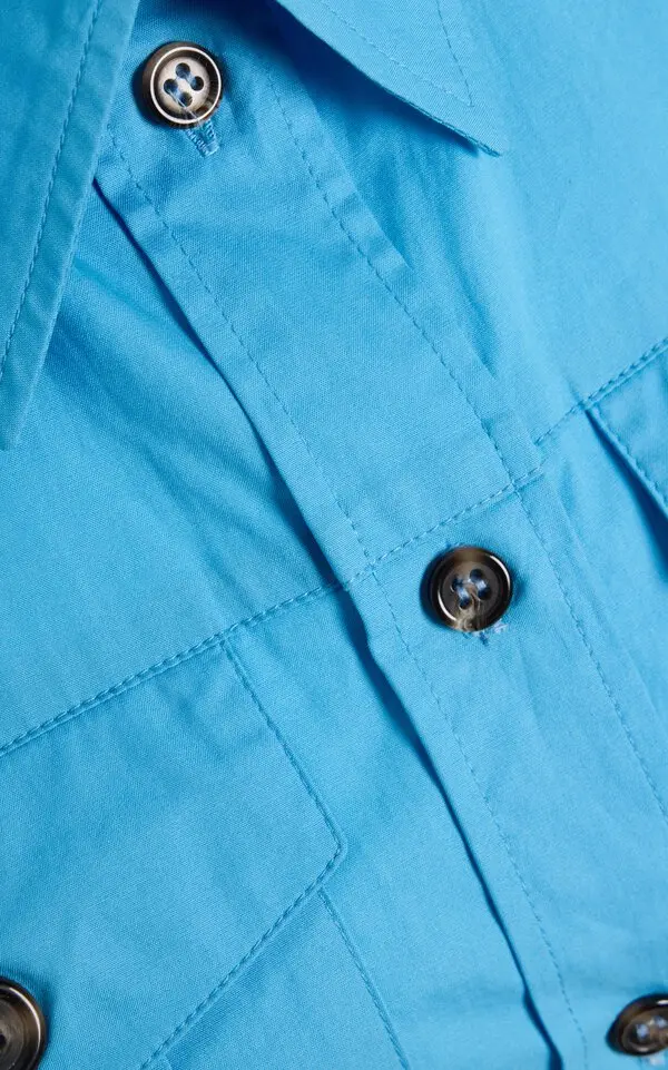 Françoise Sara Cotton Shirt - Blue