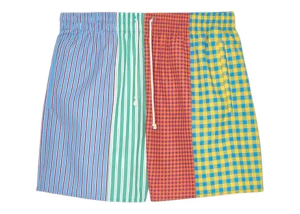 BAD BUNNY X Zara Patchwork Swim Shorts - Multicolored
