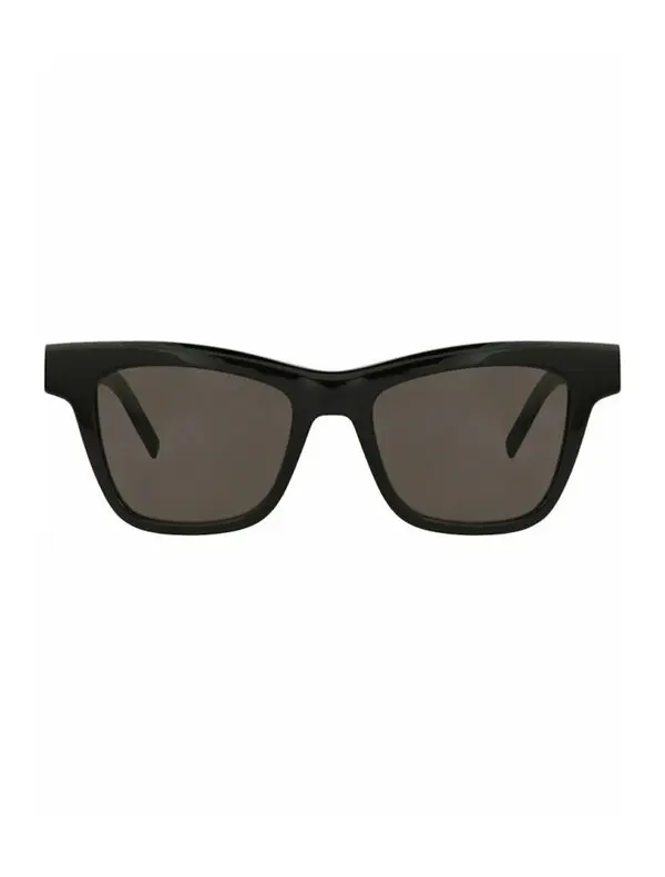 Saint Laurent Cat Eyeframe Acetate Sunglasses Black Black Black - Multicolor