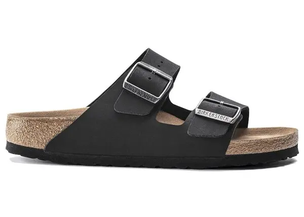 BIRKENSTOCK Arizona Vegan Birkibuc - Black