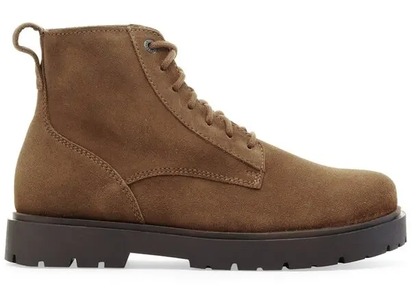 BIRKENSTOCK Highwood Lace Mid Suede Leather - Dark Tea