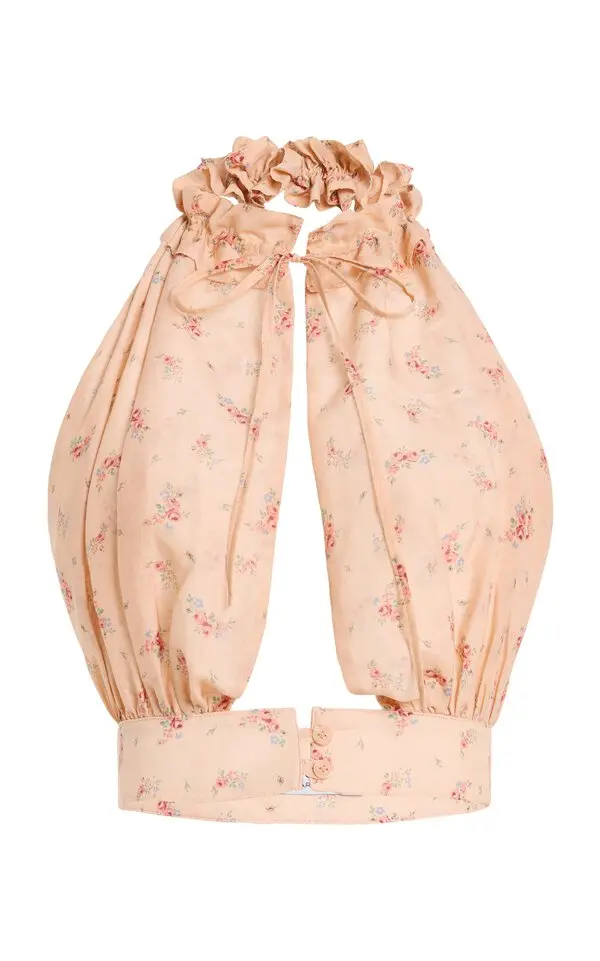 Françoise Medea Cotton-silk Blouse - Light Pink
