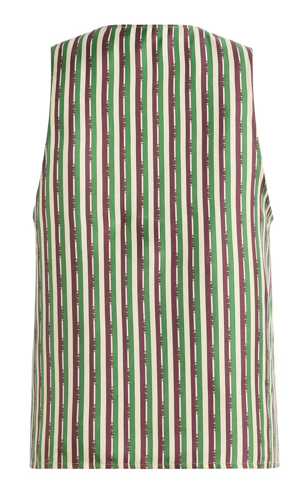 Françoise Poppy Silk Tank