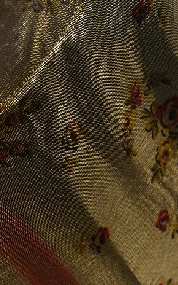 Françoise Layla Silk-lurex Skirt