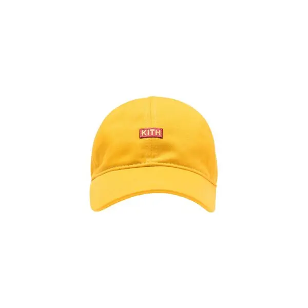 Kith X Cocacola Classic Logo Cap - Yellow