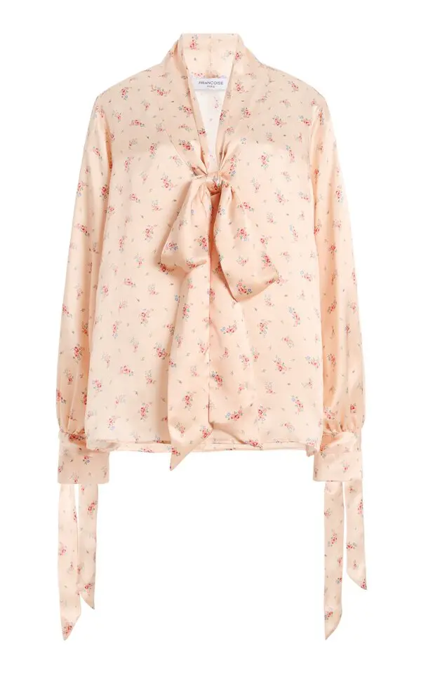 Françoise Petra Silk Blouse - Light Pink