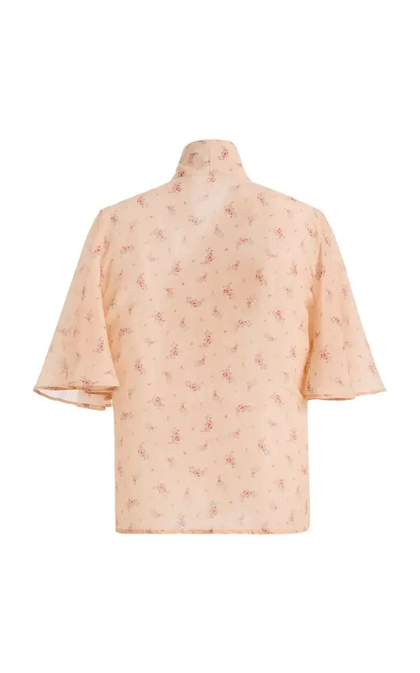 Françoise Alessa Cotton-silk Blouse