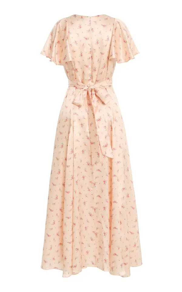 Françoise Amenis Silk Maxi Dress