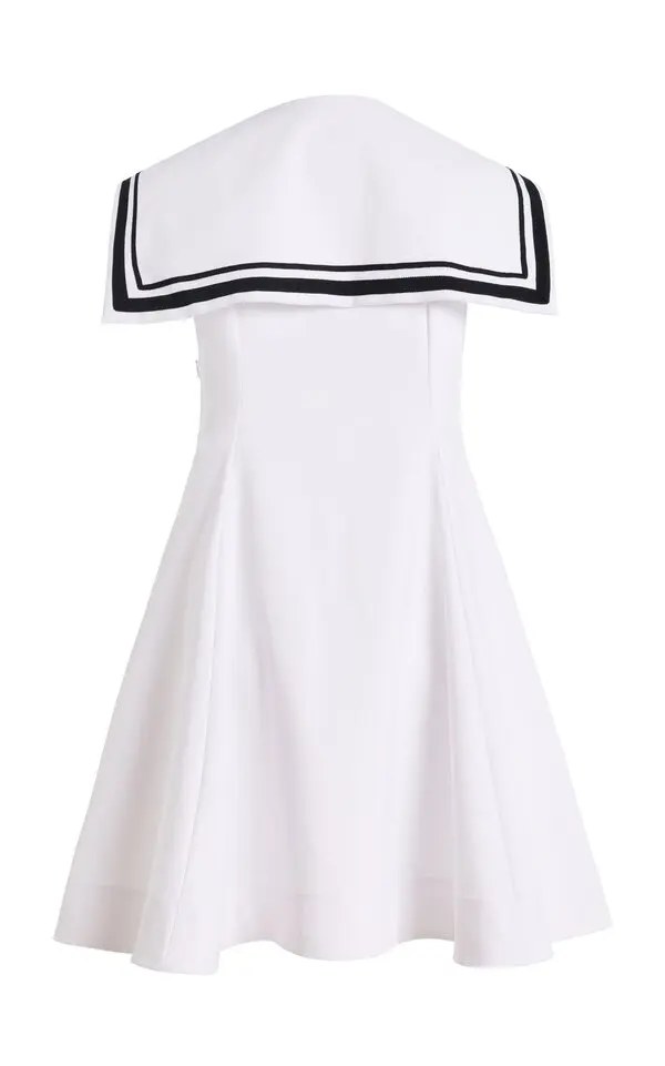 Françoise Claudia Cotton-blend Mini Dress