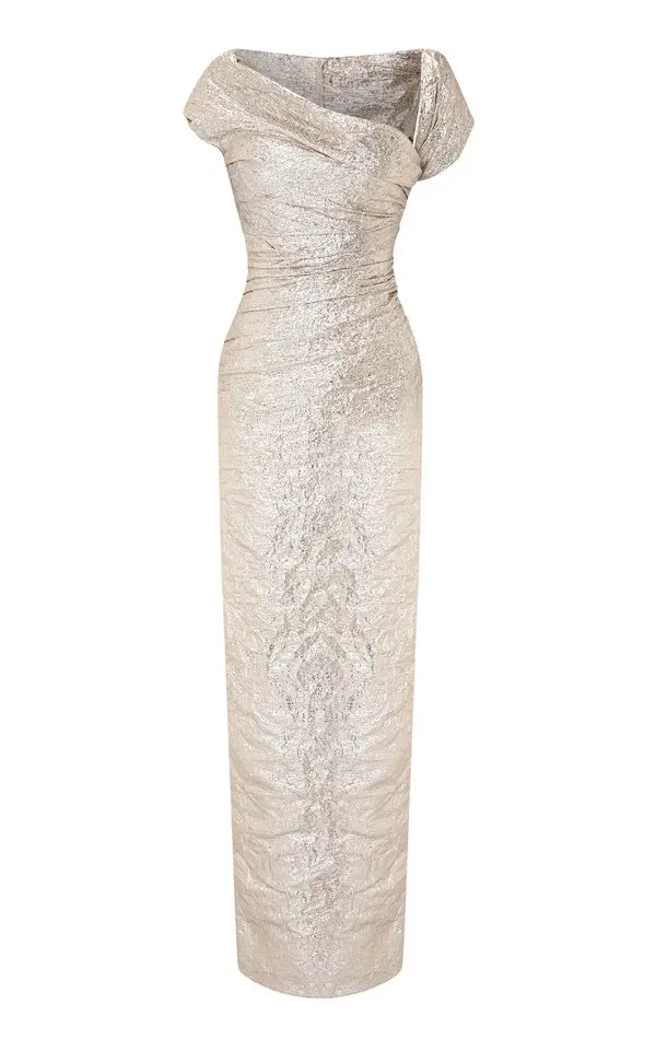 MARMAR HALIM Asymmetric Maxi Dress
