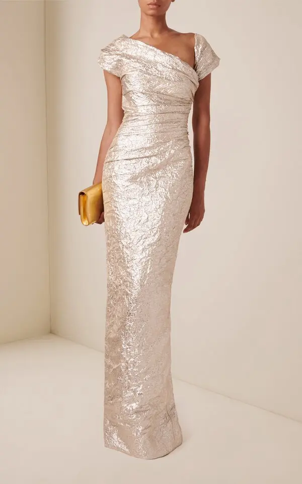 MARMAR HALIM Asymmetric Maxi Dress
