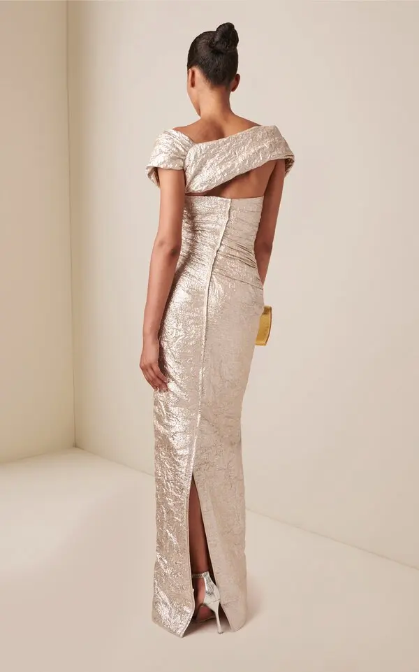 MARMAR HALIM Asymmetric Maxi Dress