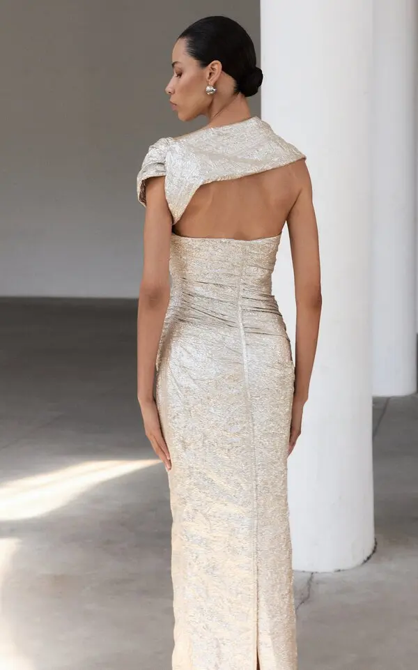MARMAR HALIM Asymmetric Maxi Dress