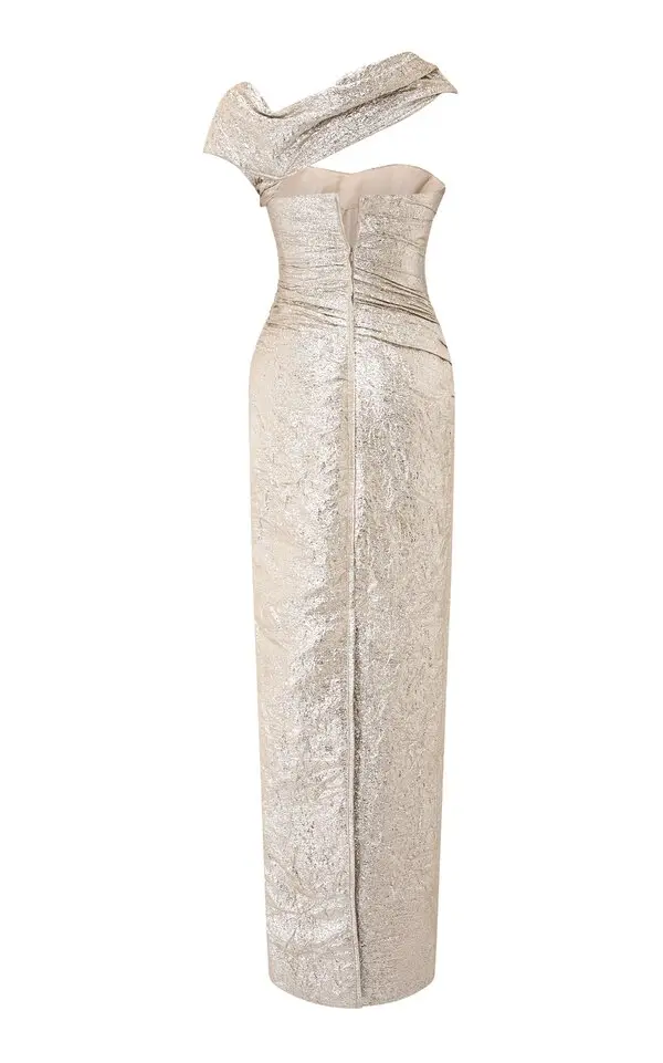 MARMAR HALIM Asymmetric Maxi Dress
